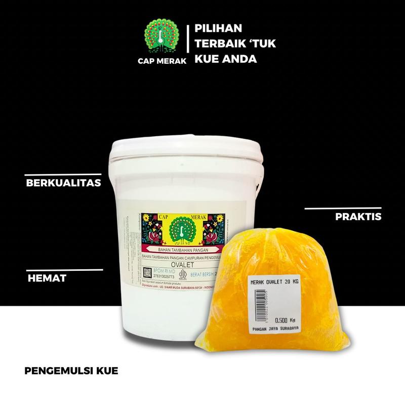 PENGEMULSI KUE OVALET CAP MERAK - Shop | Tokopedia