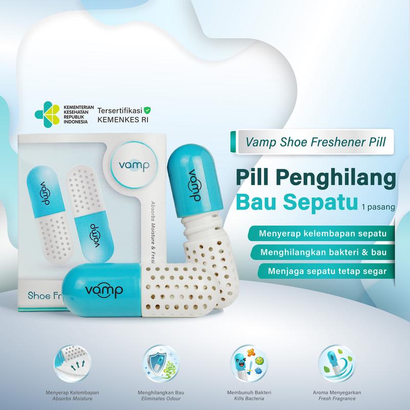 Vamp Shoe Freshener Pill | Pencegah Penghilang Anti Bau Sepatu - Shop ...