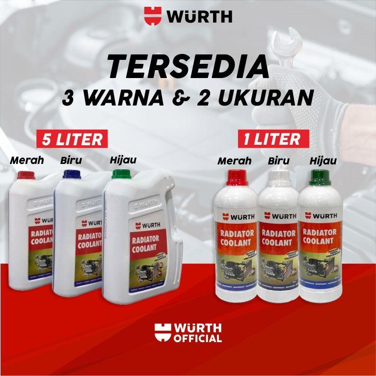 Coolant Wurth 5 Liter & 1 Liter Antifreeze Original untuk Mesin - Shop ...