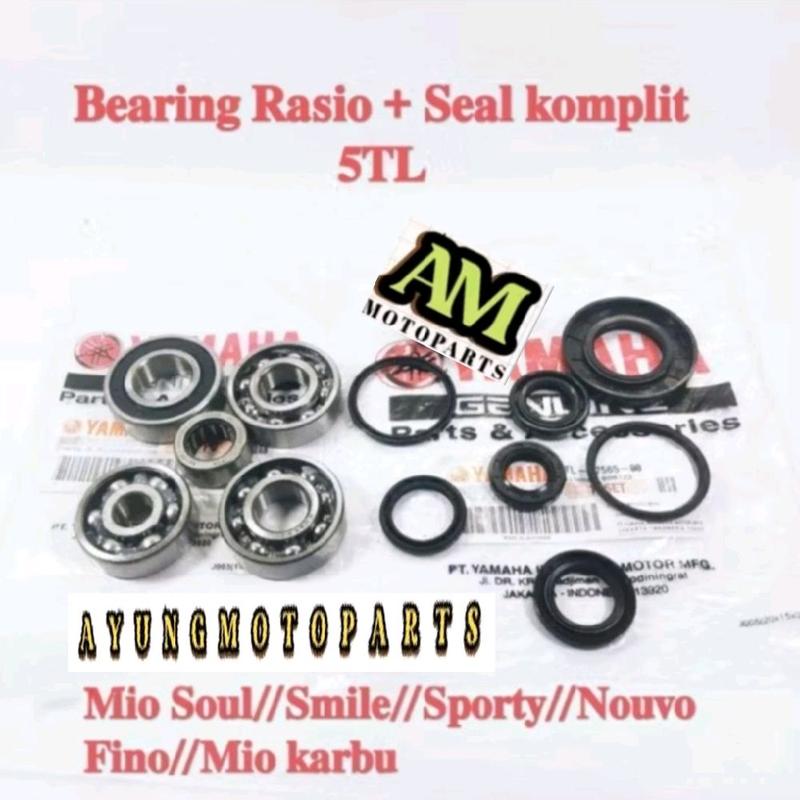 BERING BEARING RASIO + SEAL KOMPLIT 5TL MIO SOUL//SPORTY//SMILE//FINO ...