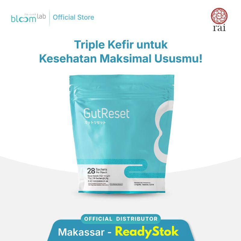 BloomLab Gut Reset Super Probiotik Alami Kefir Bubuk 28 Sachet Per ...