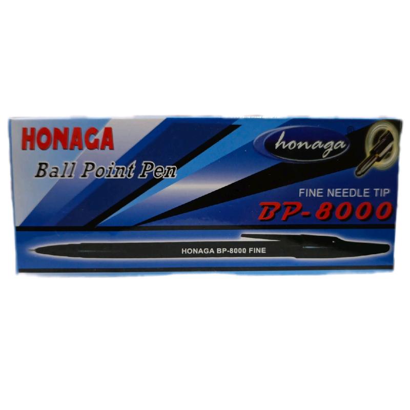 Pulpen/BallPoint Pen Honaga Bp-8000 Black - Per box isi 12 pcs ...