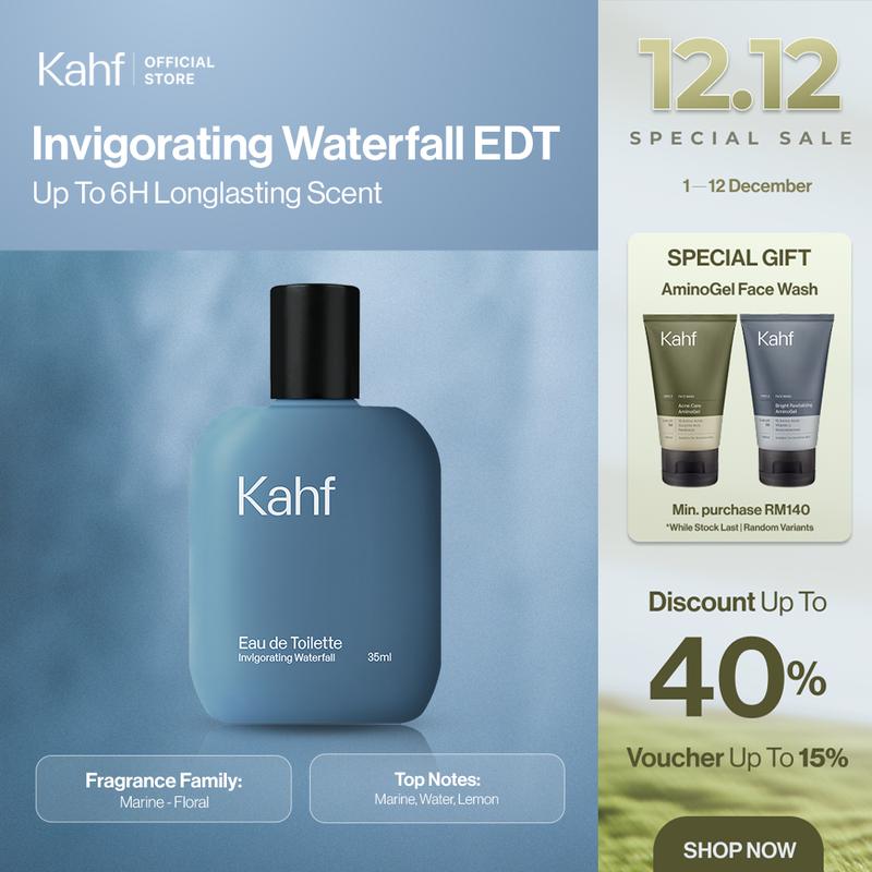 Kahf Invigorating Waterfall Eau De Toilette 35 ml Long-Lasting - TikTok ...