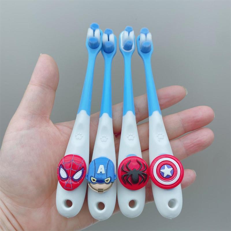Cartoon Children's Soft Toothbrush Avengers 3-12 Year Old Soft - TikTok ...
