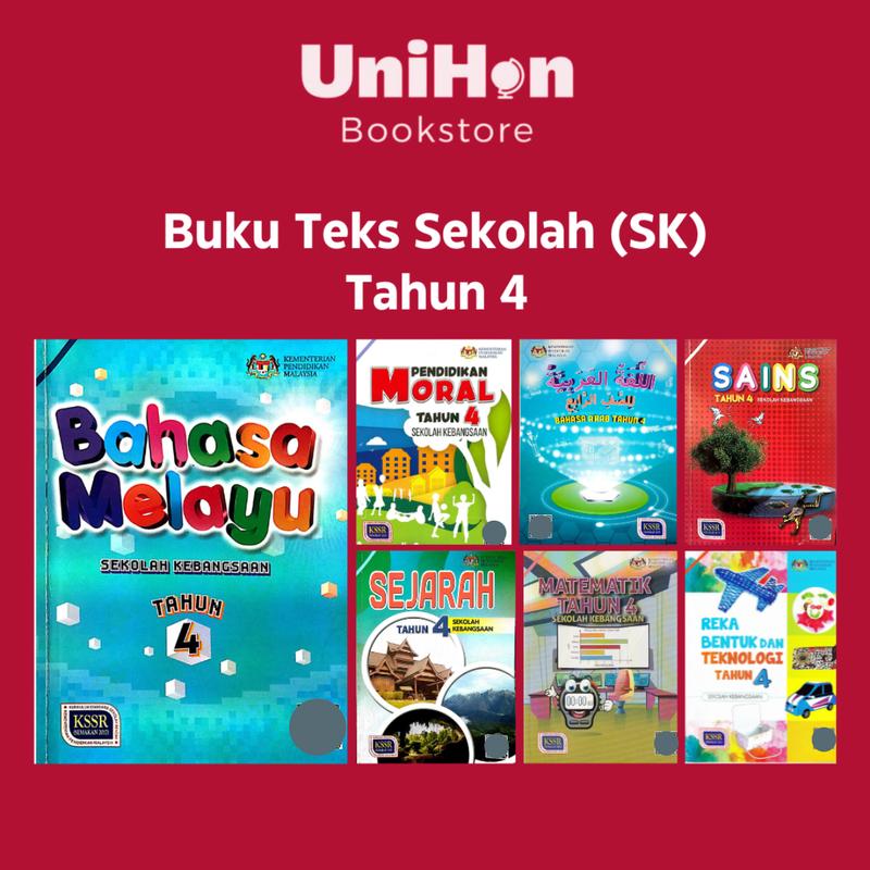 [UNIHON] Buku Teks [BT] (SK) Tahun 4 - Textbook Hard Cover Matematik ...