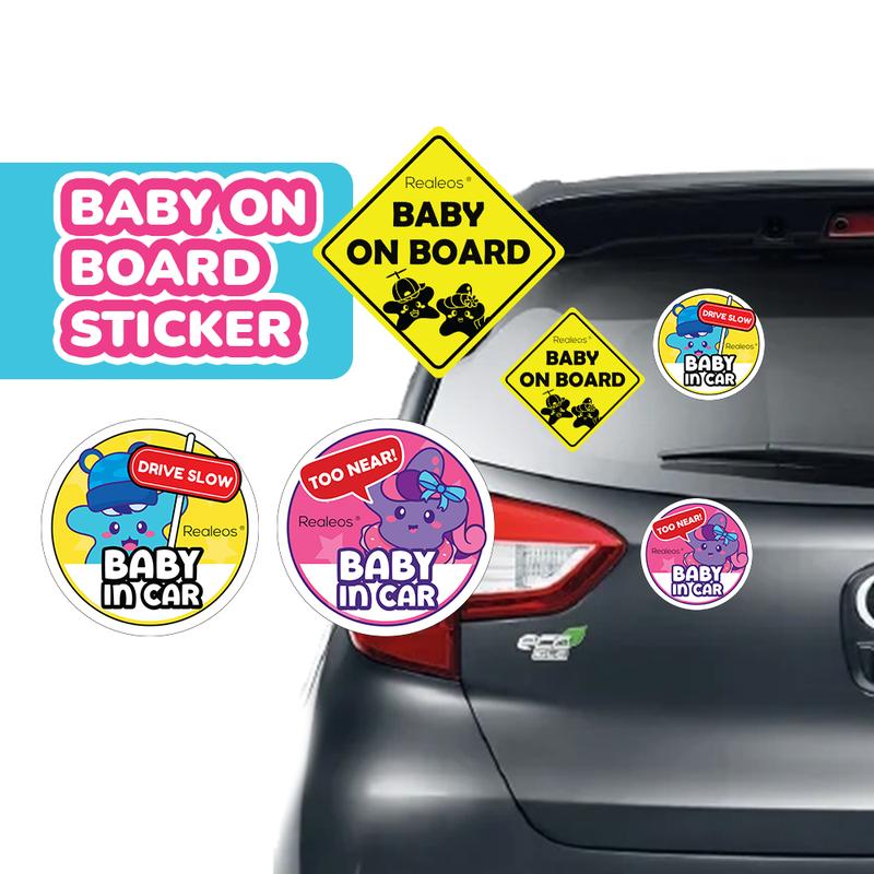 [Ready Stock] Baby in Car Sign Sticker Stickers Baby on Boar - TikTok ...