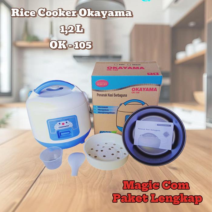 Promo Magic Com Rice Cooker Okayama Serbaguna Multifungsi 3in1 Ukuran ...