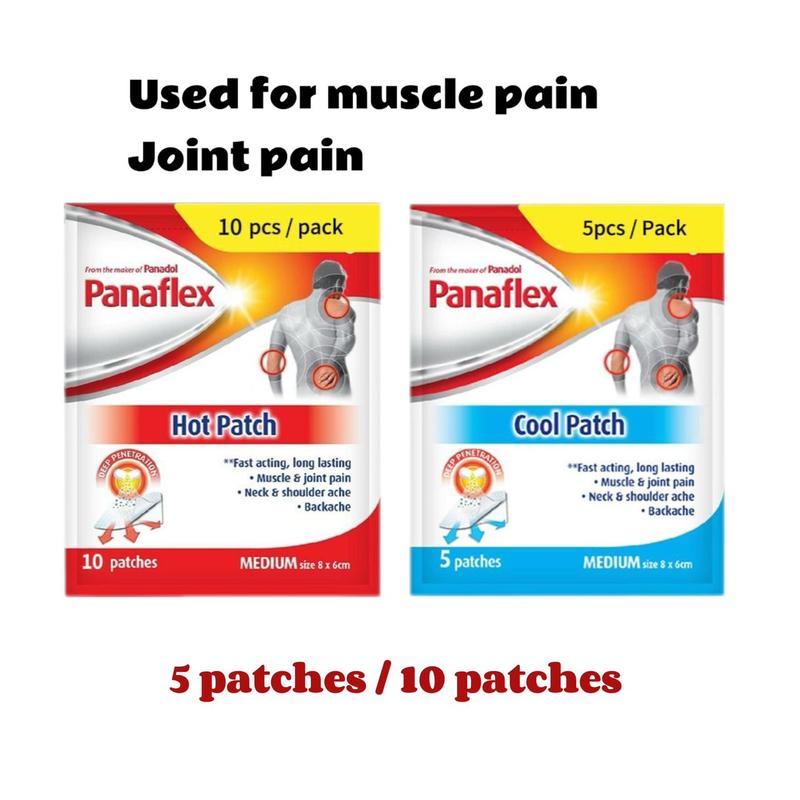 PANAFLEX Pain Relief Hot / Cool Patch - TikTok Shop Malaysia
