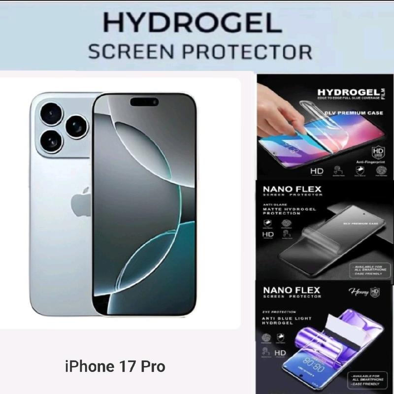 Anti Gores Hydrogel iPhone 17 Pro Full Cover Dan Case Friendly Depan ...