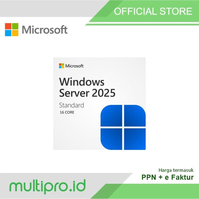 Promo Microsoft Windows Server Standard 2025 64Bit English 1pk DSP OEI ...