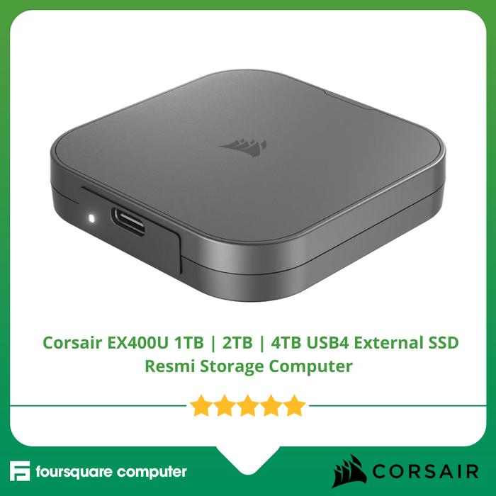 Jual Corsair EX400U 1TB | 2TB | 4TB USB4 External SSD Resmi Storage ...