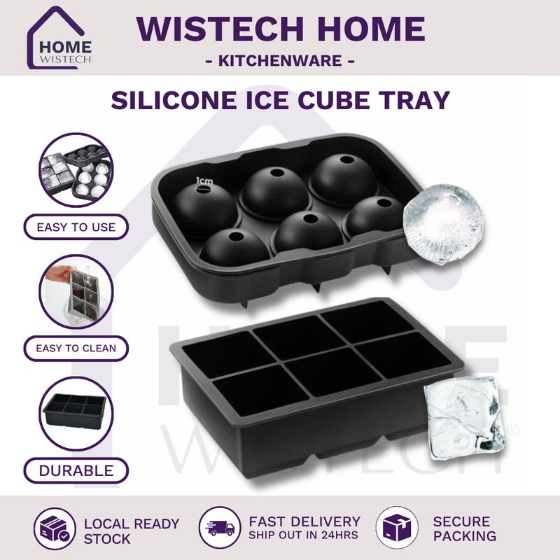 [Wistech Home] Silicone Ice Cube Tray, Round and Square Mold - TikTok ...