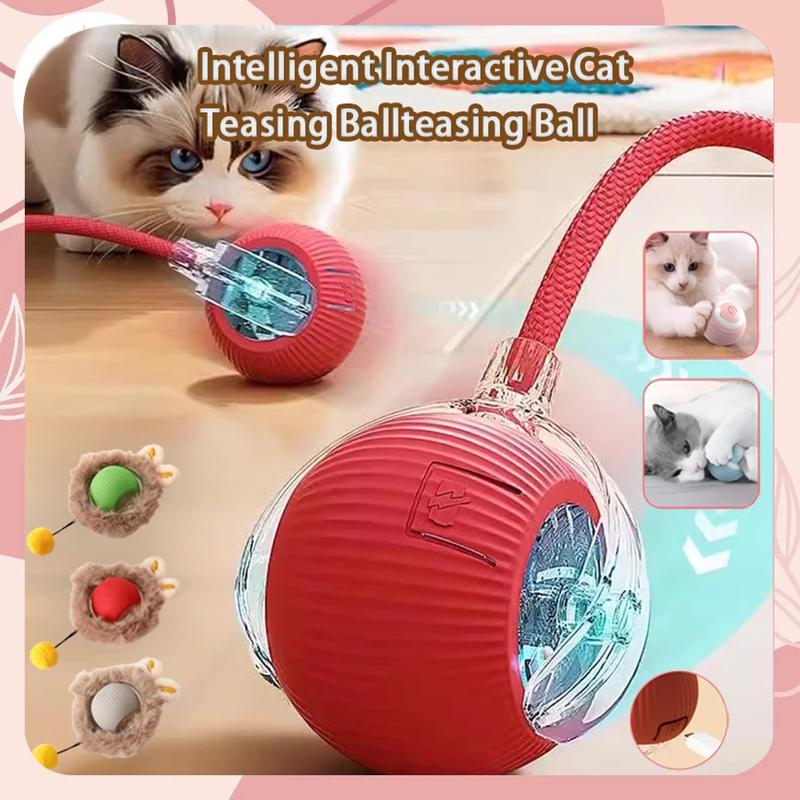 【Resend】Smart Electric Rolling Cat Toy – USB Rechargeable Interactive ...