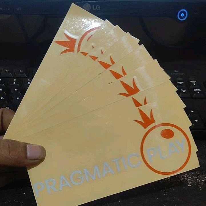sticker chuting pragmatic play buat motor dan mobil - Shop | Tokopedia