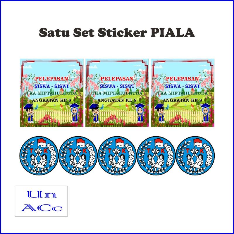 STIKER PIALA LABEL PIALA STIKER TROPY LABEL KEJUARAAN Kerta - Shop ...