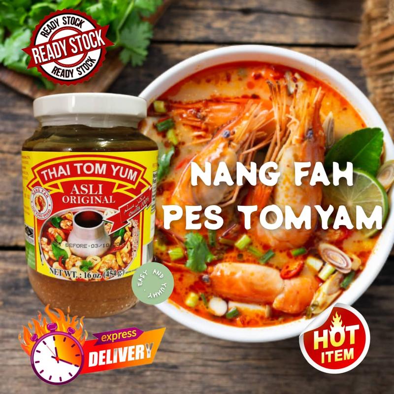[EASY&YUMMY] Nang Fah Pes Tom Yam Viral Thai Tom Yam Paste 227g ...