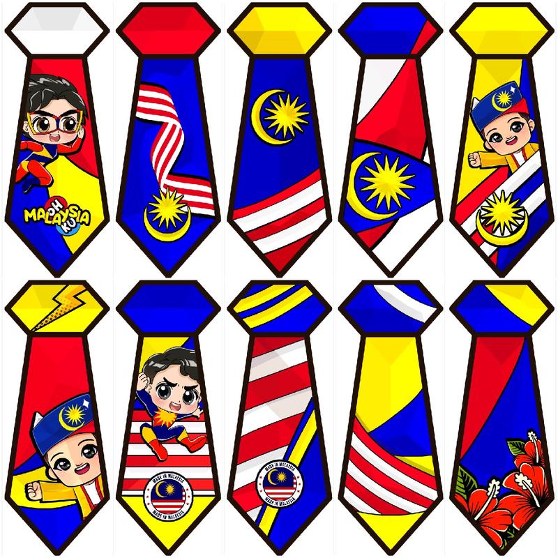 Tie props merdeka art paper glossy - TikTok Shop Malaysia