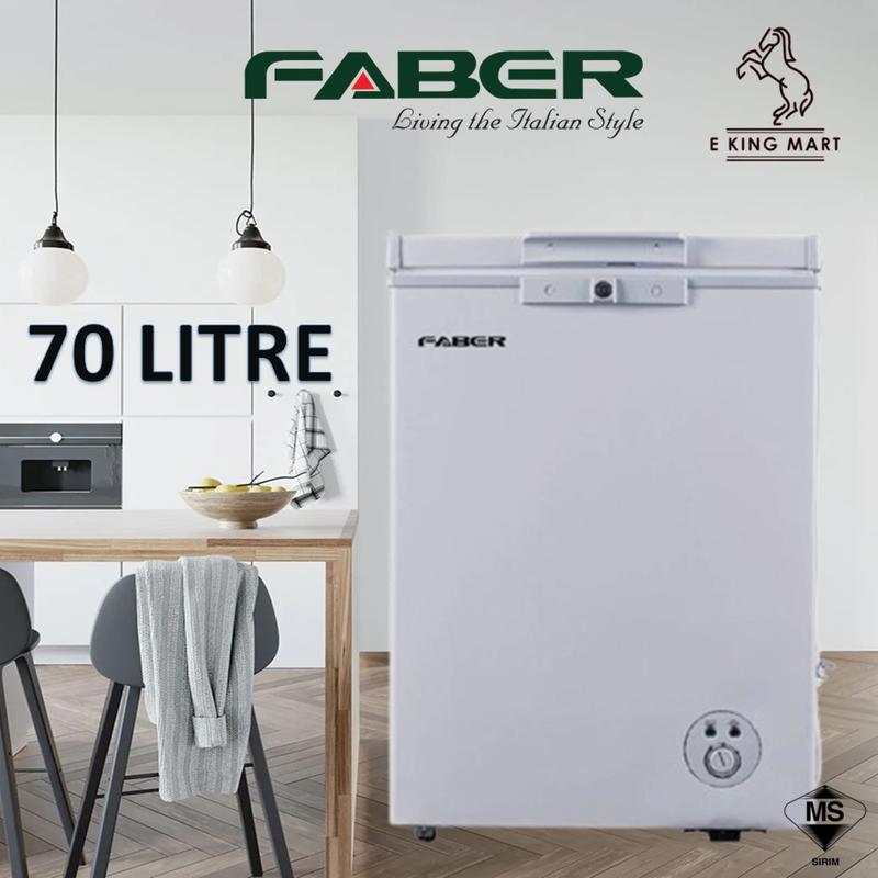 Faber Deep Freezer FZ-F88(N) 70 Liters DUAL Function Chest Freezer ...
