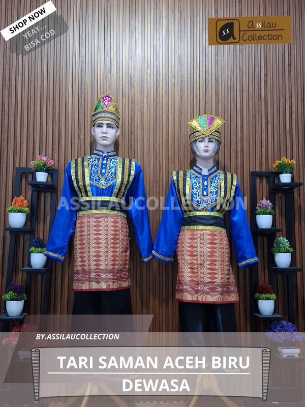 Baju Adat Dewasa Tari Saman Aceh satuan (Laki/Cewek) Pria - Shop ...