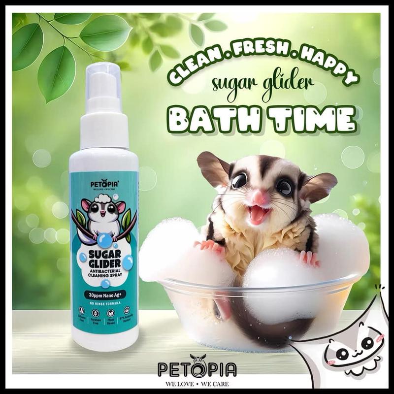 PETOPIA Nano Sliver Cleaning Spray [100ml] | PETOPIA Sugar Glider - TikTok Shop Malaysia