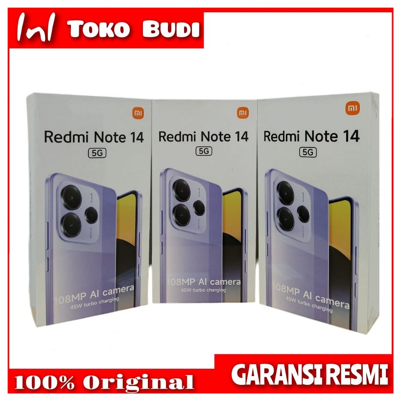 Xiaomi Redmi Note 14 5G Garansi Resmi - Shop | Tokopedia