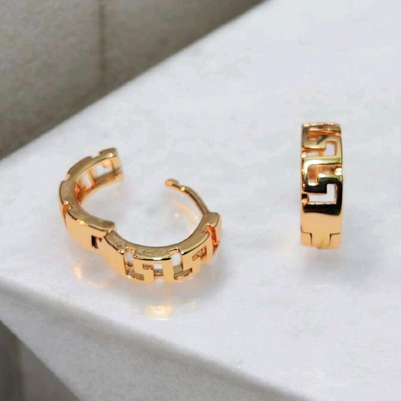 anting klip motif cantik lapis emas 24k - Shop | Tokopedia