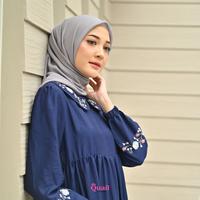 Promo Quail Hijab - Salliza Dress Bordir | Gamis Premium | Dress Lesty ...