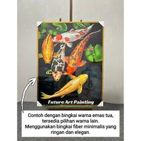 Jual Lukisan Dinding Bunga simple elegant dengan Bingkai Fiber - Future ...