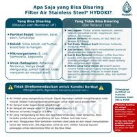 Promo HYDOKI Filter Air PVDF Industri Komersial Debit Besar Untuk ...