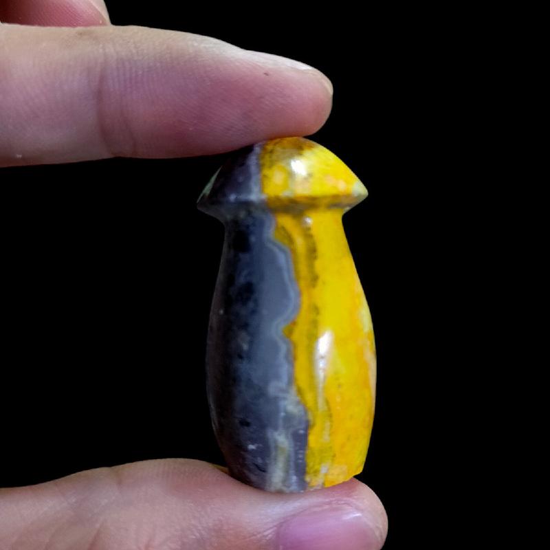 batu jamur kuning atau bisa disebut crystal Bumblebee mushroom - Shop ...