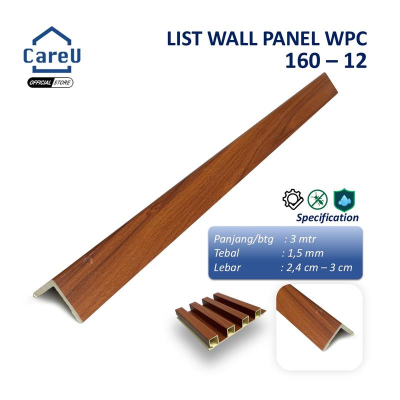 CareU List Sudut Siku L WPC Wallpanel / List Penutup WPC Per Batang ...