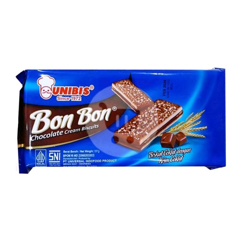 Unibis Biskuit Bon Bon Chocolate (200 Gram) Unibis Bon Bon Cokelat ...