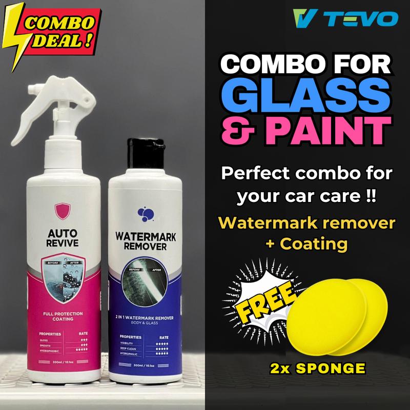 TEVO Glass & Paint Care Combo - Watermark Remover (watermark - TikTok ...