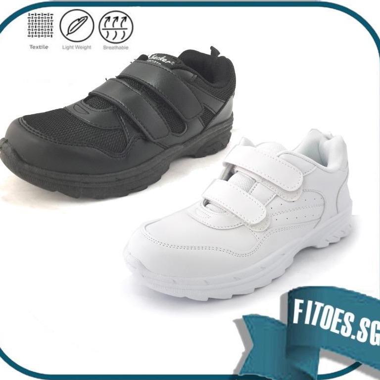 *SG Seller* Checker 2196 1401 Vel-cro School Shoes White Black - TikTok ...