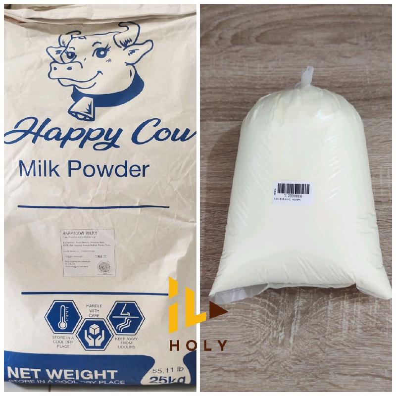 Susu Bubuk Full Cream Happy Cow 100gr 250gr 1kg Repack / Susu Bubuk ...