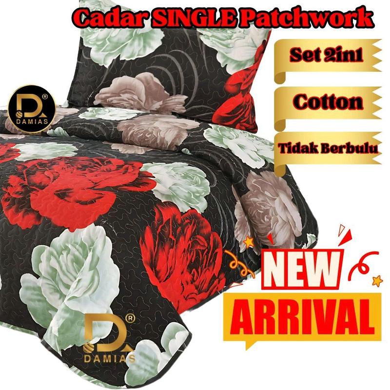CADAR PACHWORK 2in1 SIZE SINGLE - TikTok Shop Malaysia