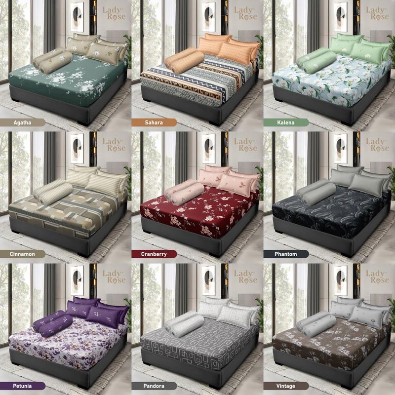 Lady Rose - Sprei FITTED Queen (160x200) OFFICIAL Terlaris pilihan - Shop | Tokopedia