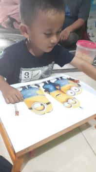 Meja Anak Lipat Kuromi Planet Didi Baby Bus Mixue Flamingos Minions ...