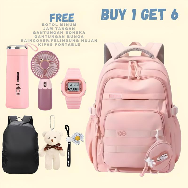 BUY 1 GET 6 TAS RANSEL SEKOLAH ANAK BANYAK BONUS / TAS SEKOLAH - Shop ...