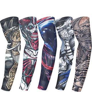 Sepasang Kanan Kiri Manset Tato Motif Keren Handsock Tangan Lengan ...