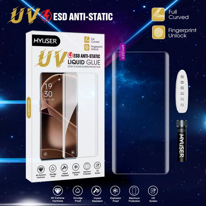 Promo Antigores Tempered Glass Lengkung UV Kompatible for iQO0 Z10 Anti ...