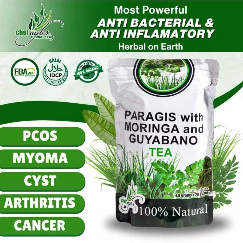 Paragis With Moringa And Guyabano Tea (20 Sachet) - Natural Health ...