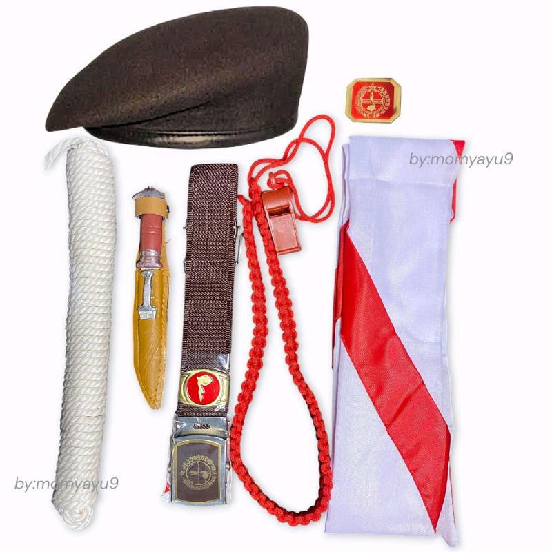 Set atribut pramuka anak SD SMP SMA -Topi, sabuk, dasi kacu dll - Shop ...