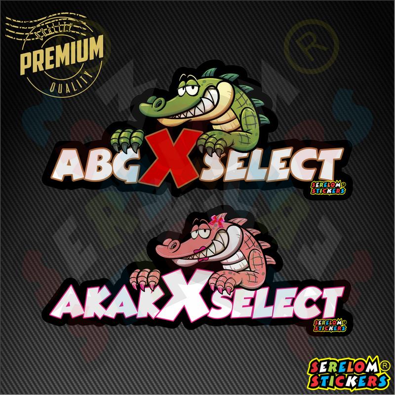 Sticker Kereta Motor Abg Akak x Select Pancheng Accessories Car ...
