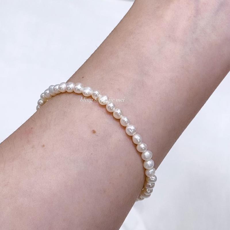 Baby mm Freshwater Pearl stacker - TikTok Shop Singapore