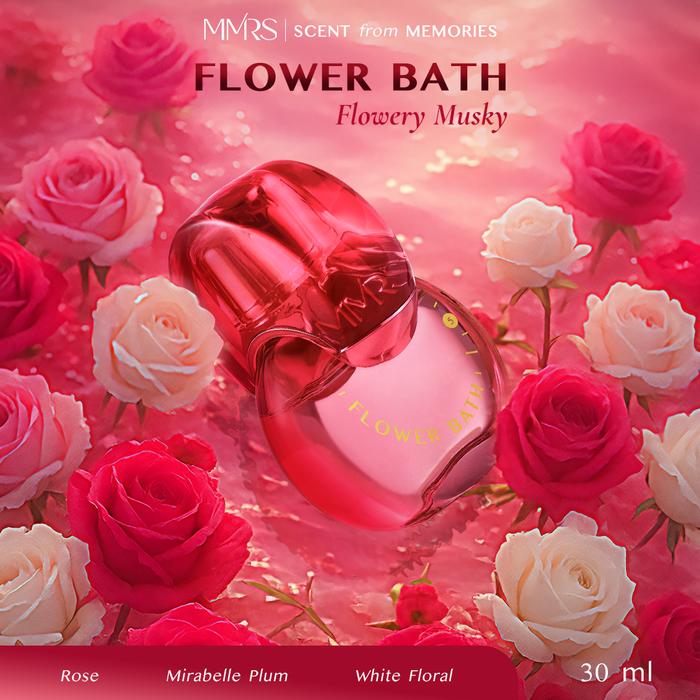 Promo MMRS Flower Bath – EDP 30ml (Flowery Musky – White Floral Plum ...