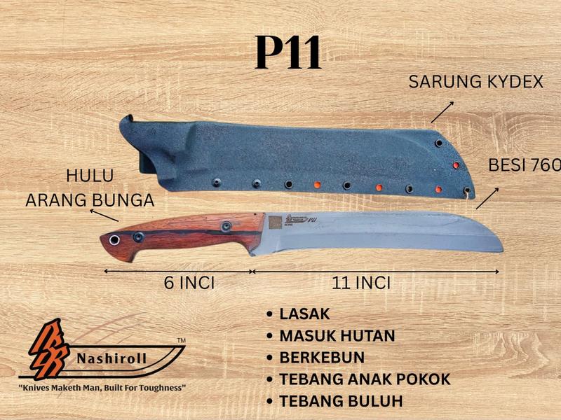 NSR NASHIROLL PARANG LASAK BERKEBUN/MASUK HUTAN 11 INCI - TikTok Shop ...