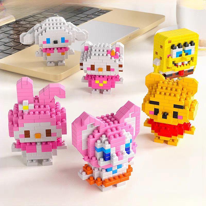 48 D Series Mini Brick Cartoon Doll Building Block [Nano Block ...