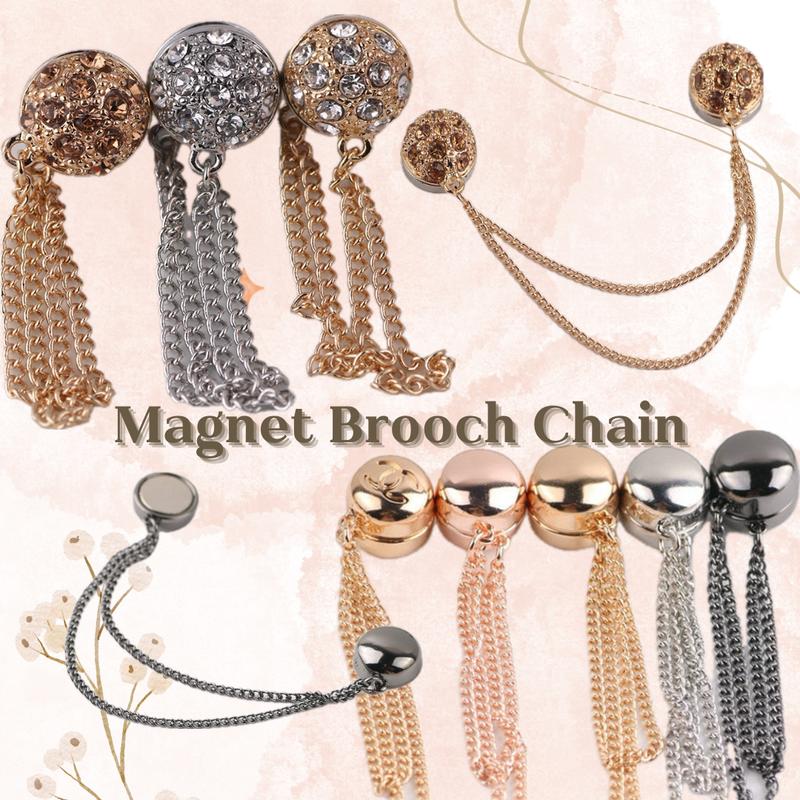 [READY STOCK] Tudung Magnet Klip - 1 Pcs Magnet Brooch Chai - TikTok ...