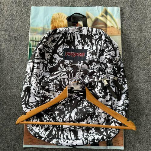 JanSport Superbeak Tas Ransel Motif Percikan Tinta Hitam Kekinian Bahan ...